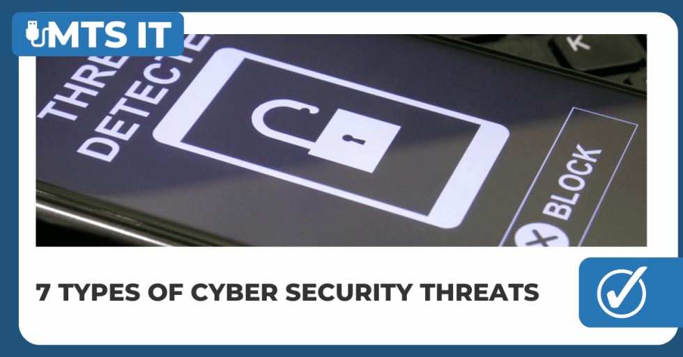 7 Types of Cyber Security Threats – MTS IT